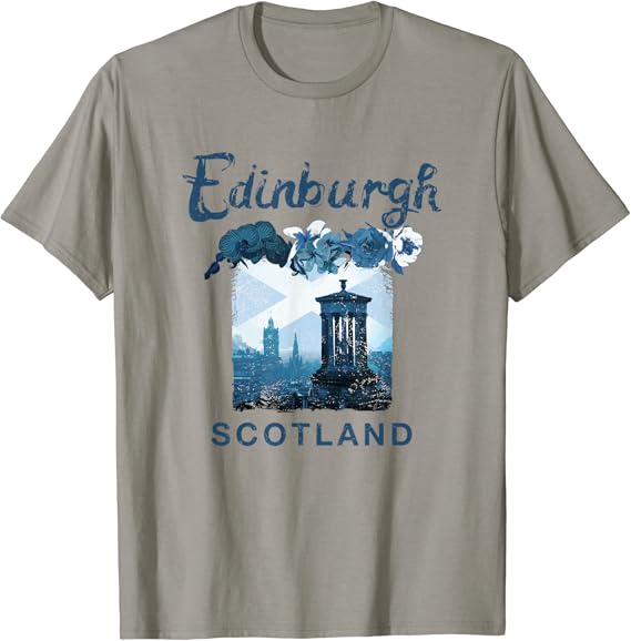 Amazon.com: Scotland Vintage Edinburgh Scottish T-Shirt: Clothing